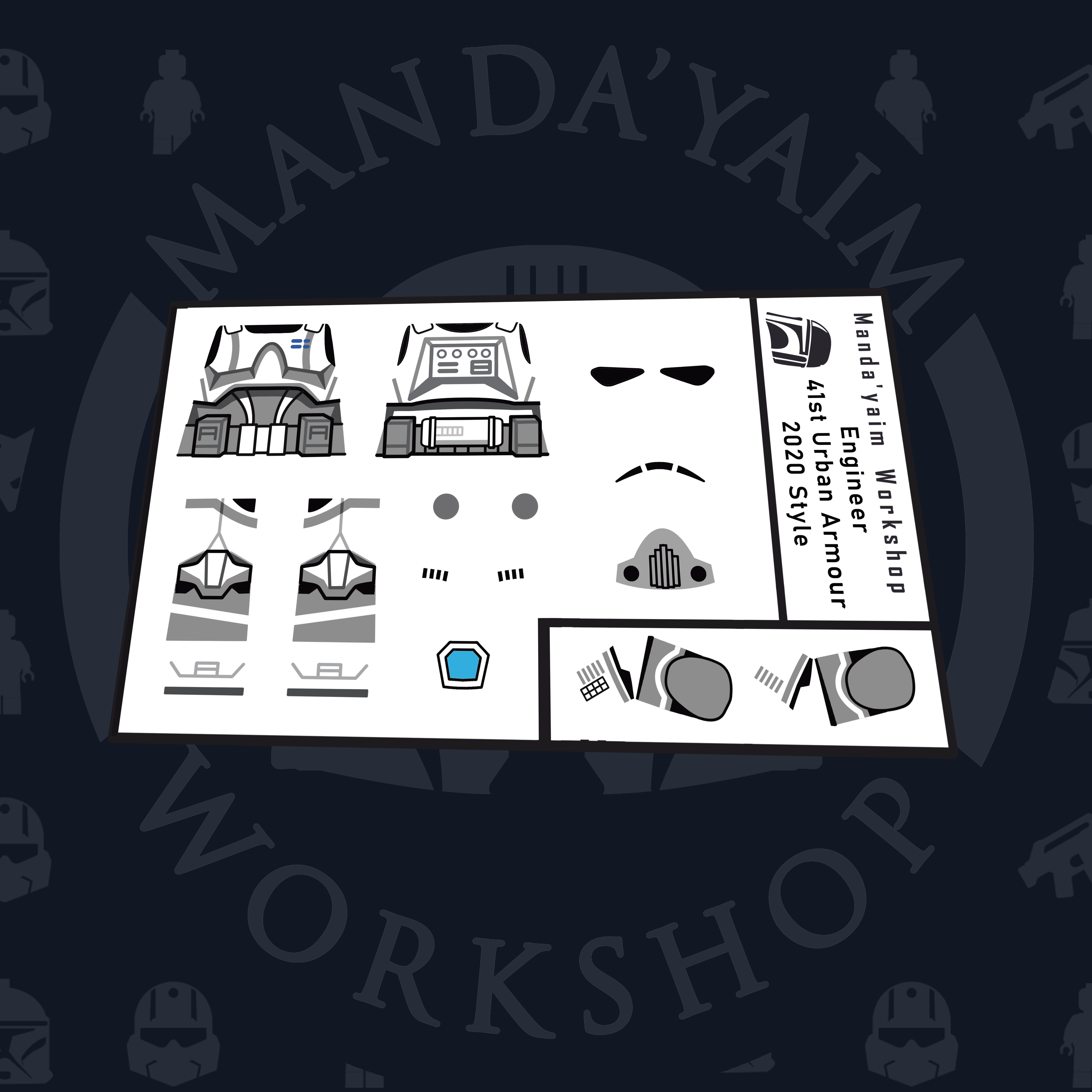 41st Urban Engineer decal – Manda'yaim Workshop