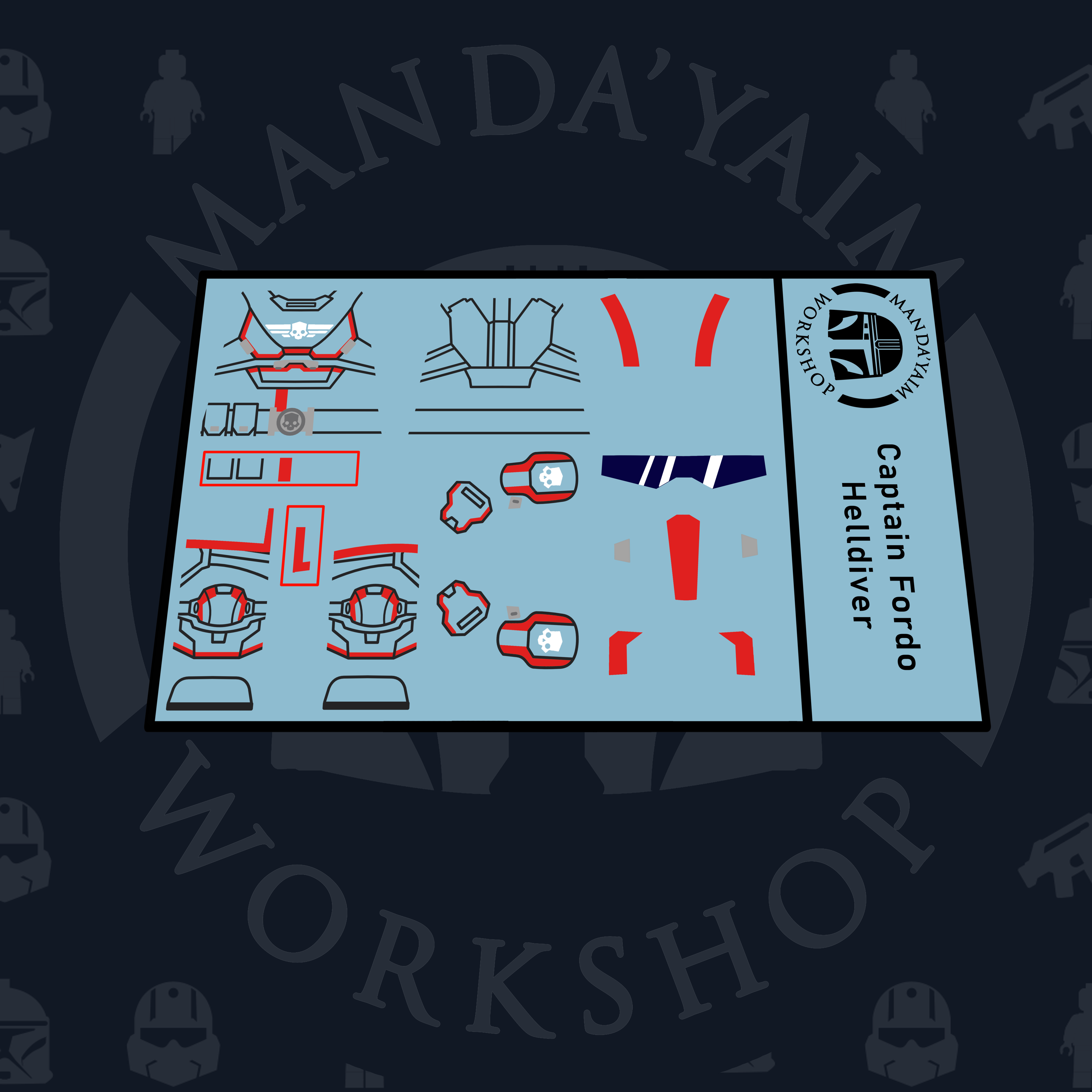 Helldiver Fordo decal – Manda'yaim Workshop