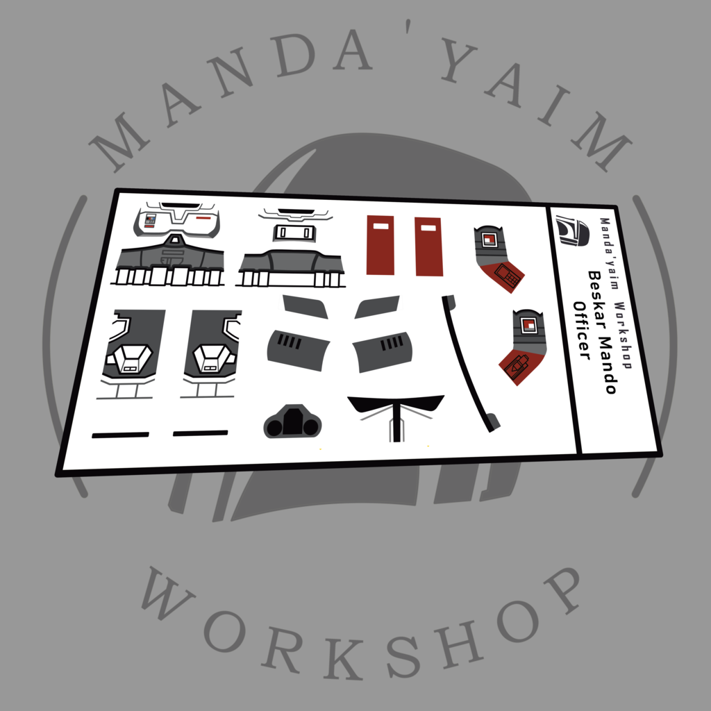 Beskar Mando Officer – Manda'yaim Workshop