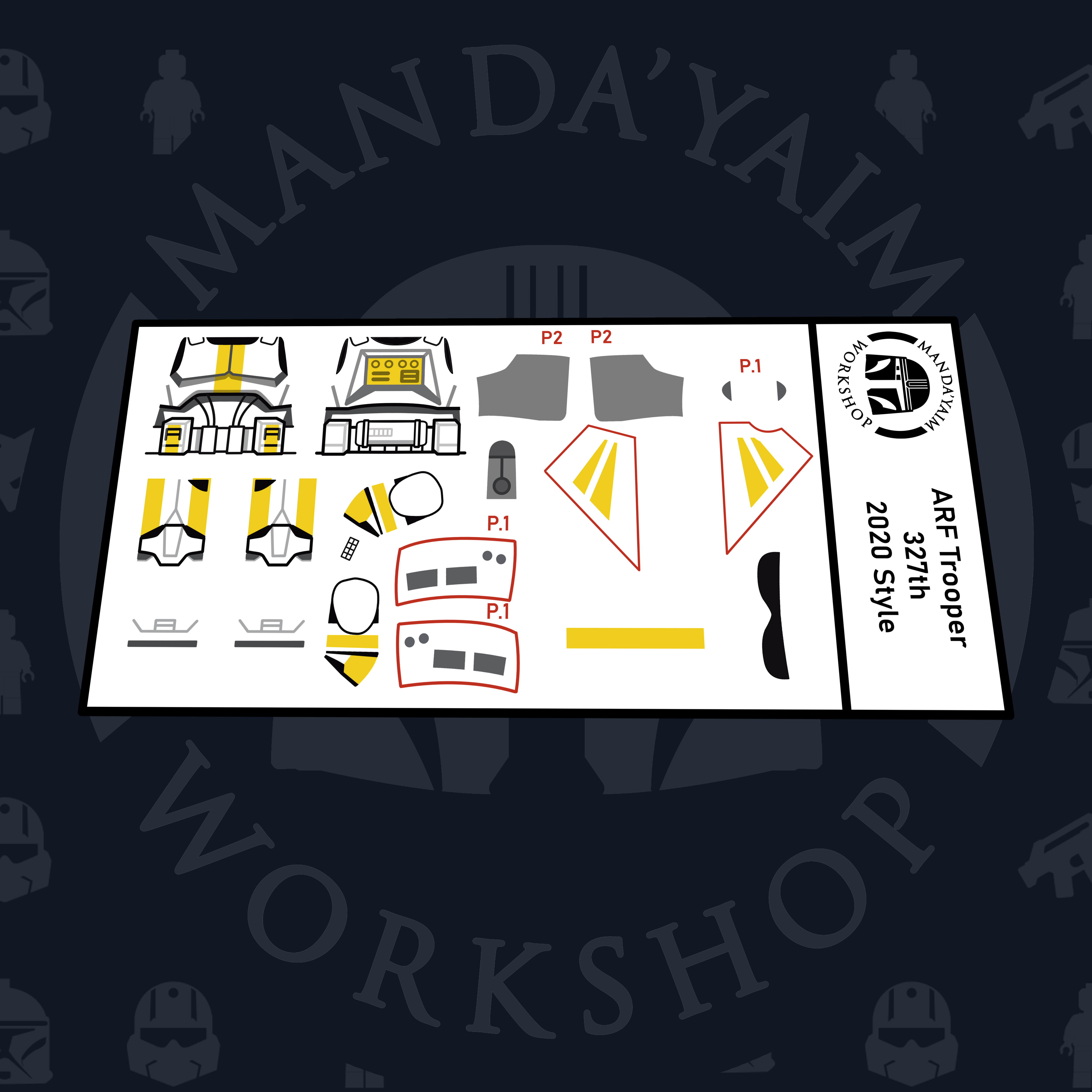 ARF Trooper 327th decal – Manda'yaim Workshop