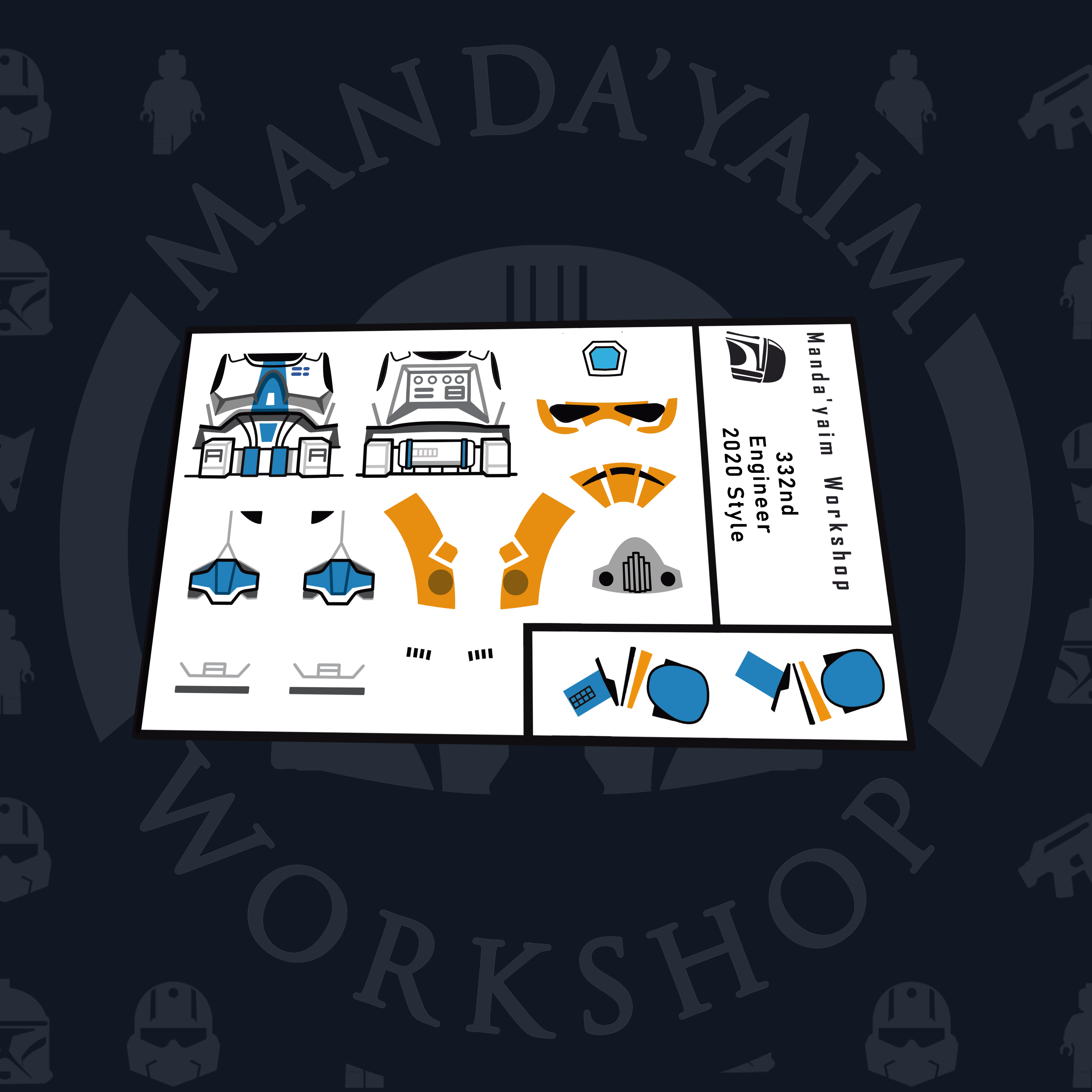 332nd Engineer decal – Manda'yaim Workshop