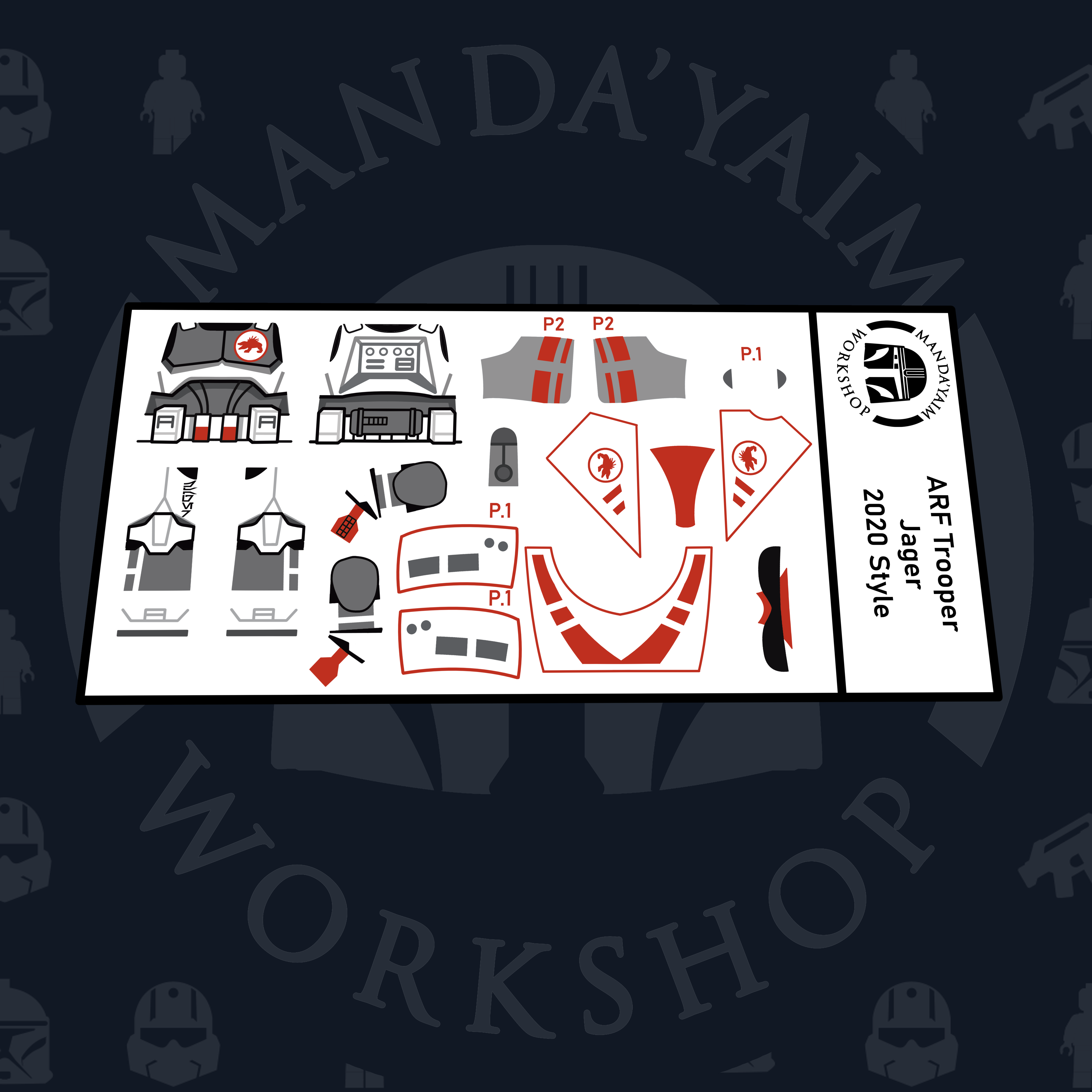 ARF Trooper CG Jager decal – Manda'yaim Workshop