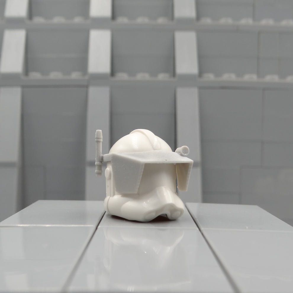 Clone Visor Phase 2 with antenna and flashlight – Manda'yaim Workshop