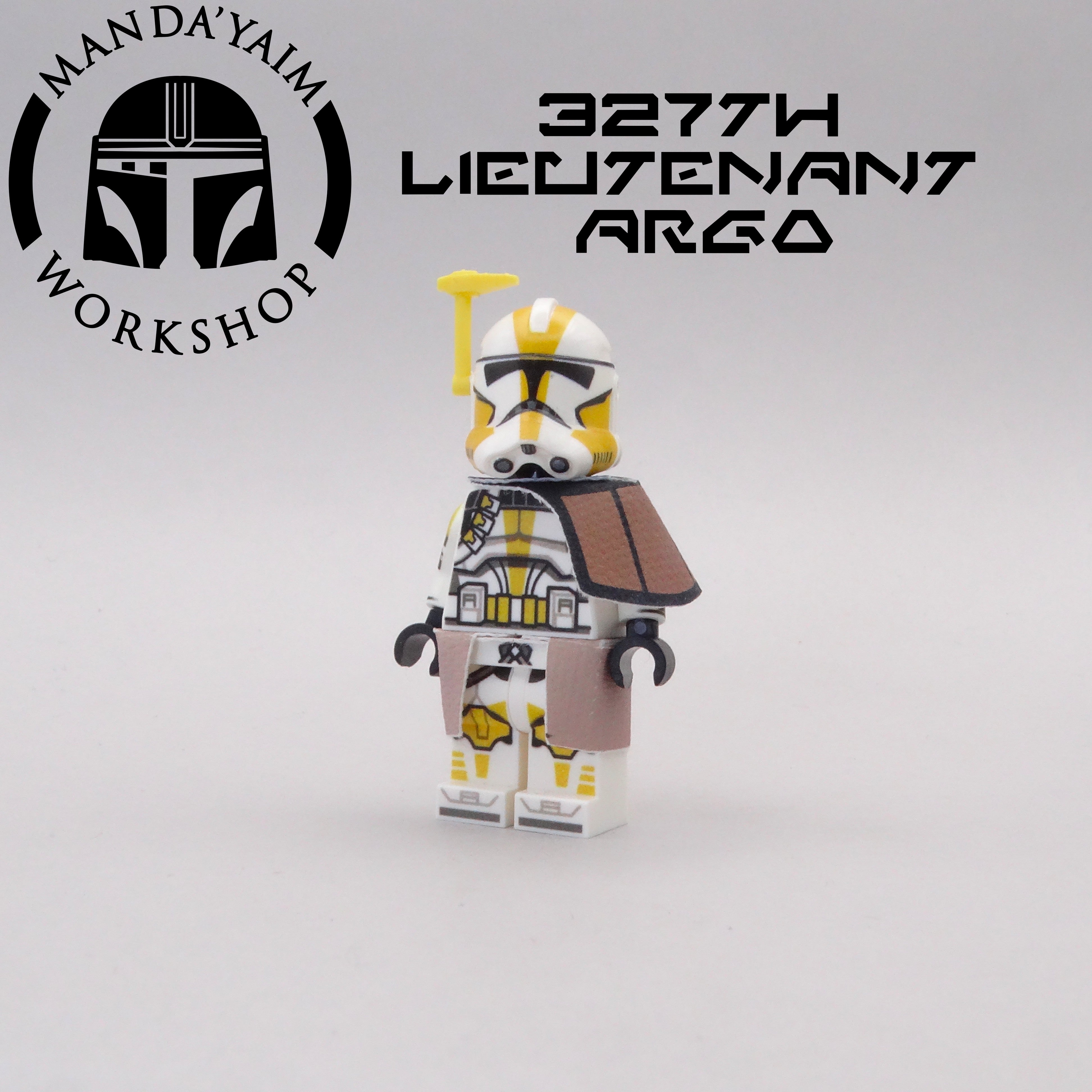 Yellow Lieutenant Argo figure – Manda'yaim Workshop