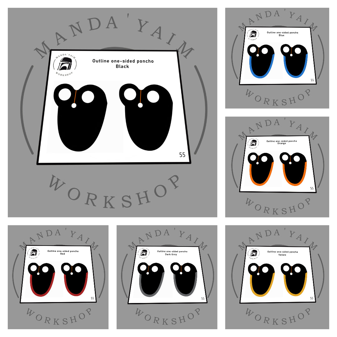 Poncho 1-side outline – Manda'yaim Workshop