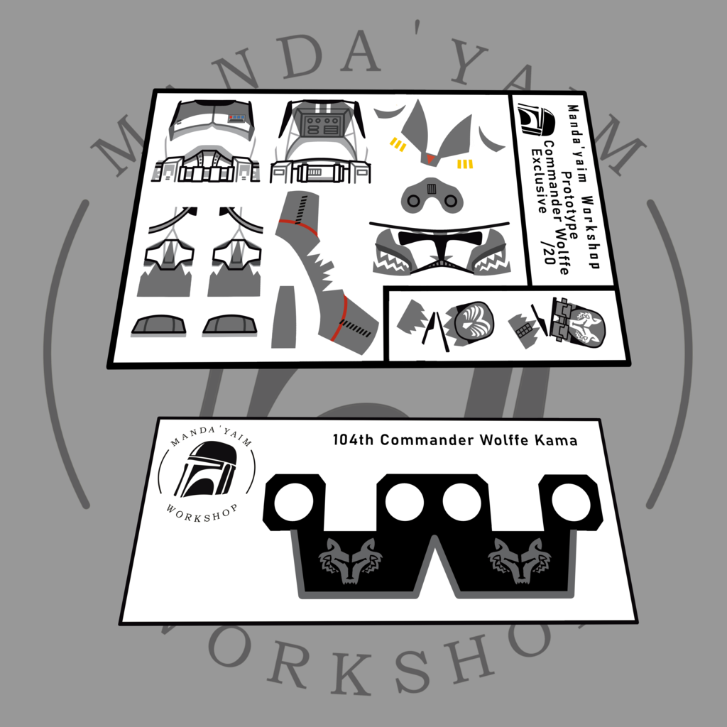 Exclusive 104th Prototype Commander Wolffe – Manda'yaim Workshop
