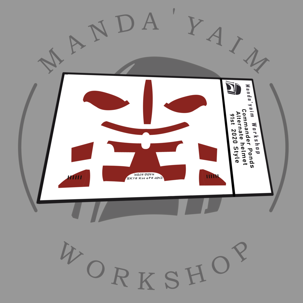 91st Ponds Alt helmet – Manda'yaim Workshop